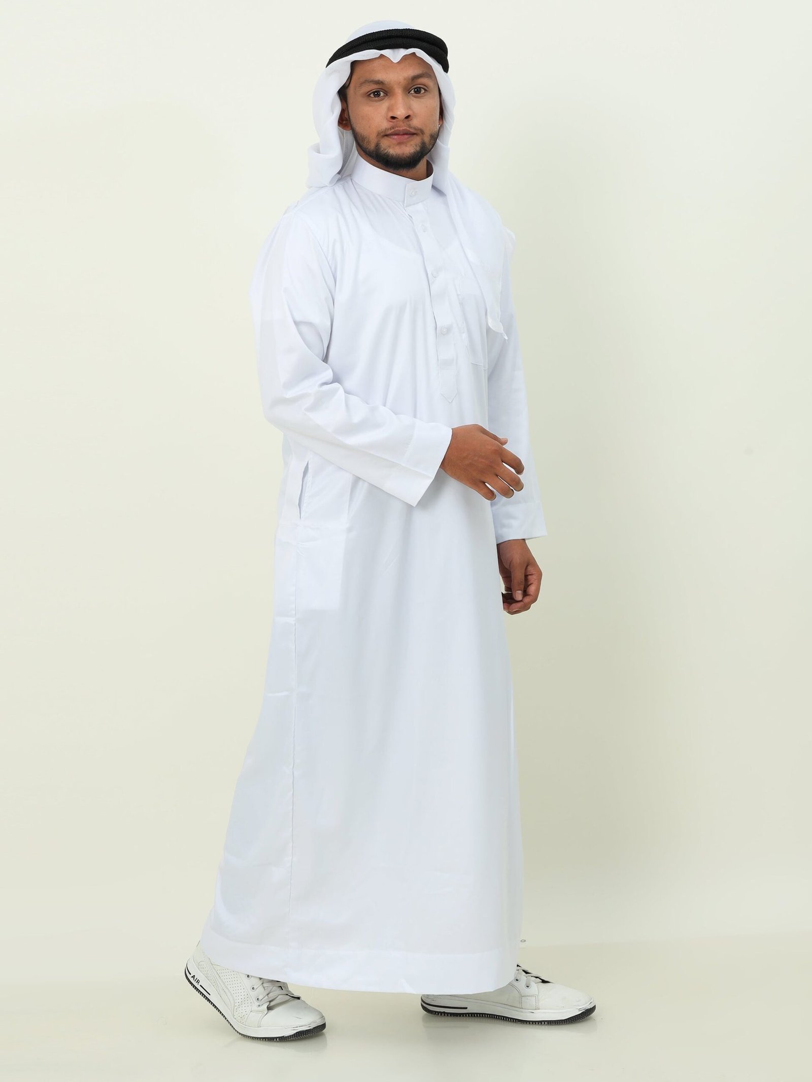 Pure White Kuwaity Thobe – Islamite Store