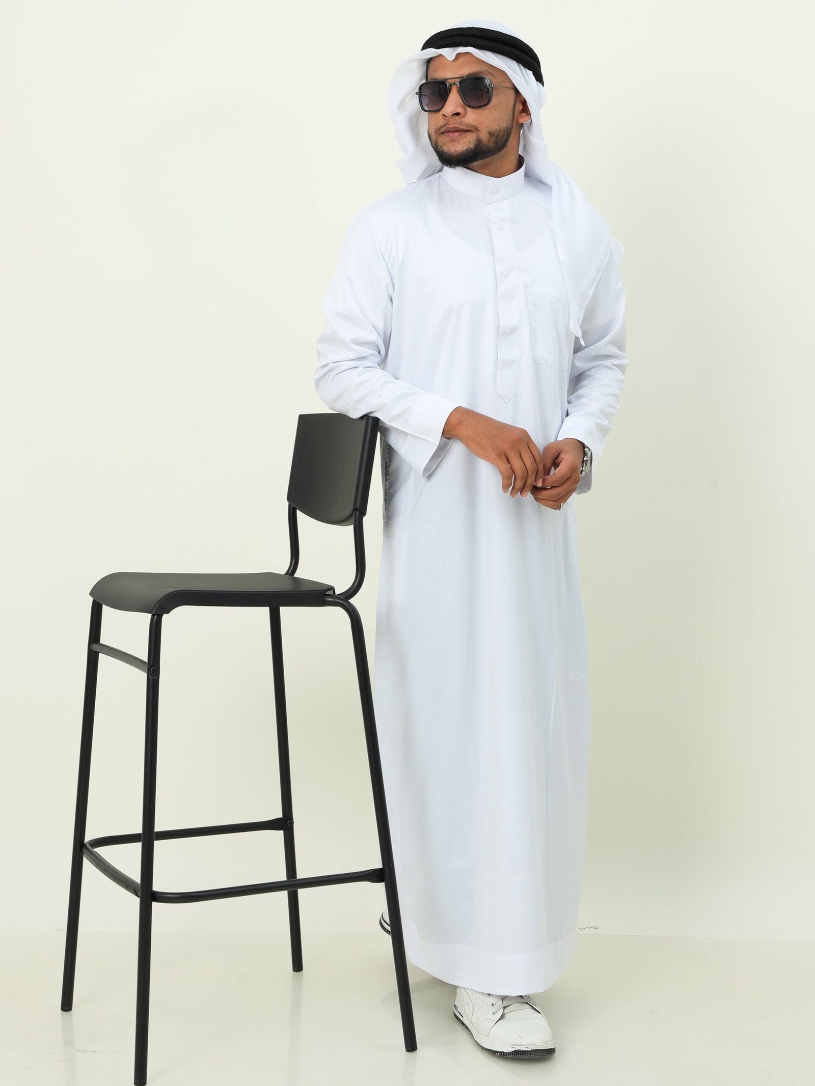 Pure White Kuwaity Thobe – Islamite Store