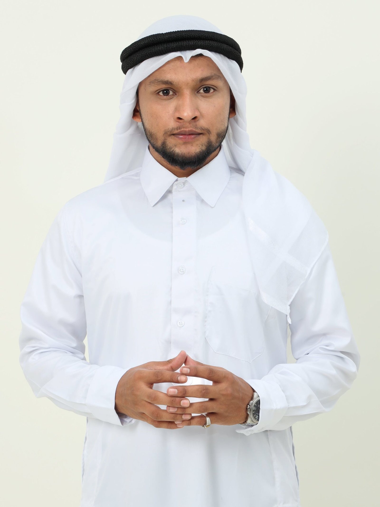 Pure White Saudi Thobe – Islamite Store