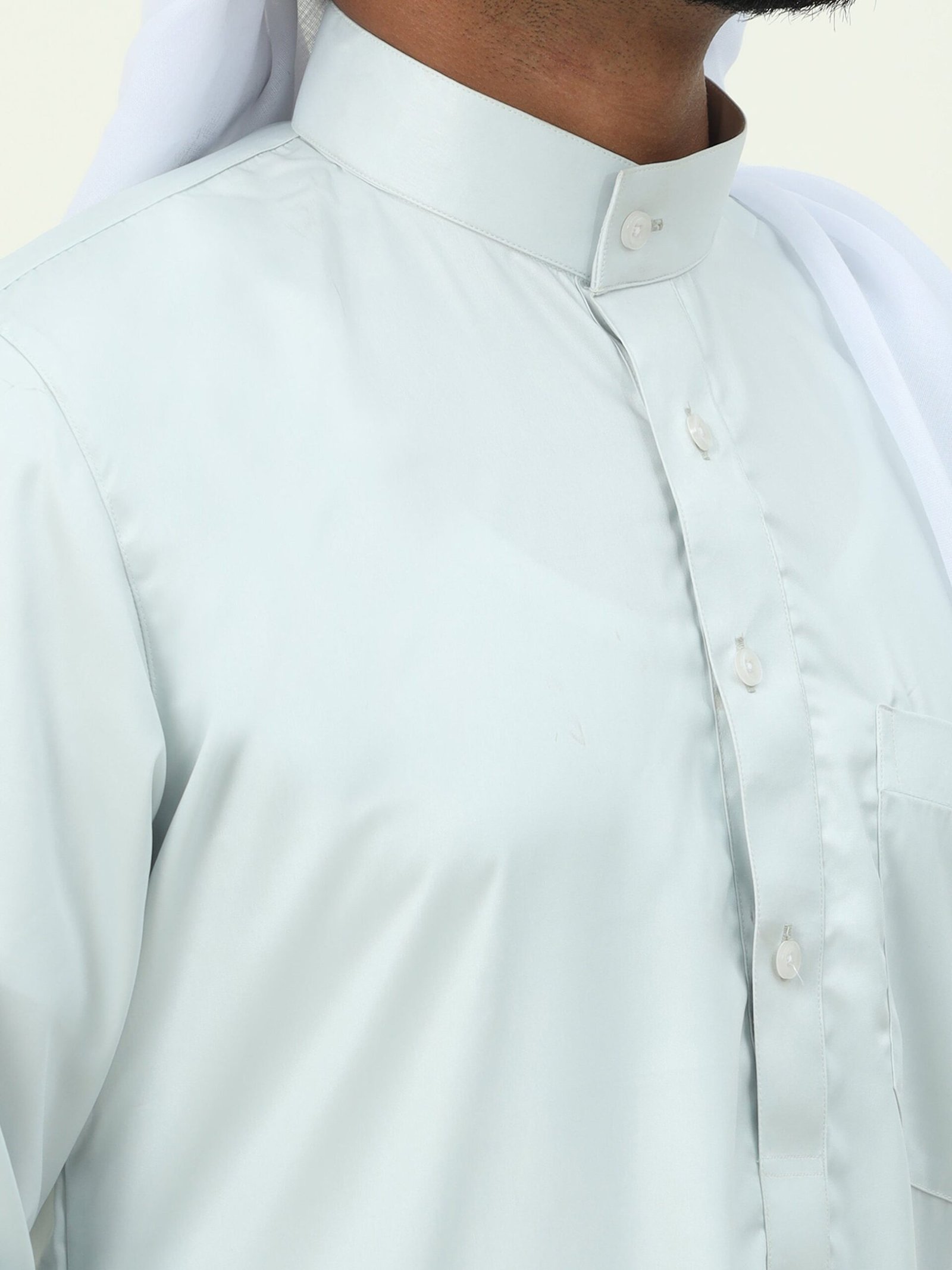 Snow Blue Kuwaity Thobe – Islamite Store